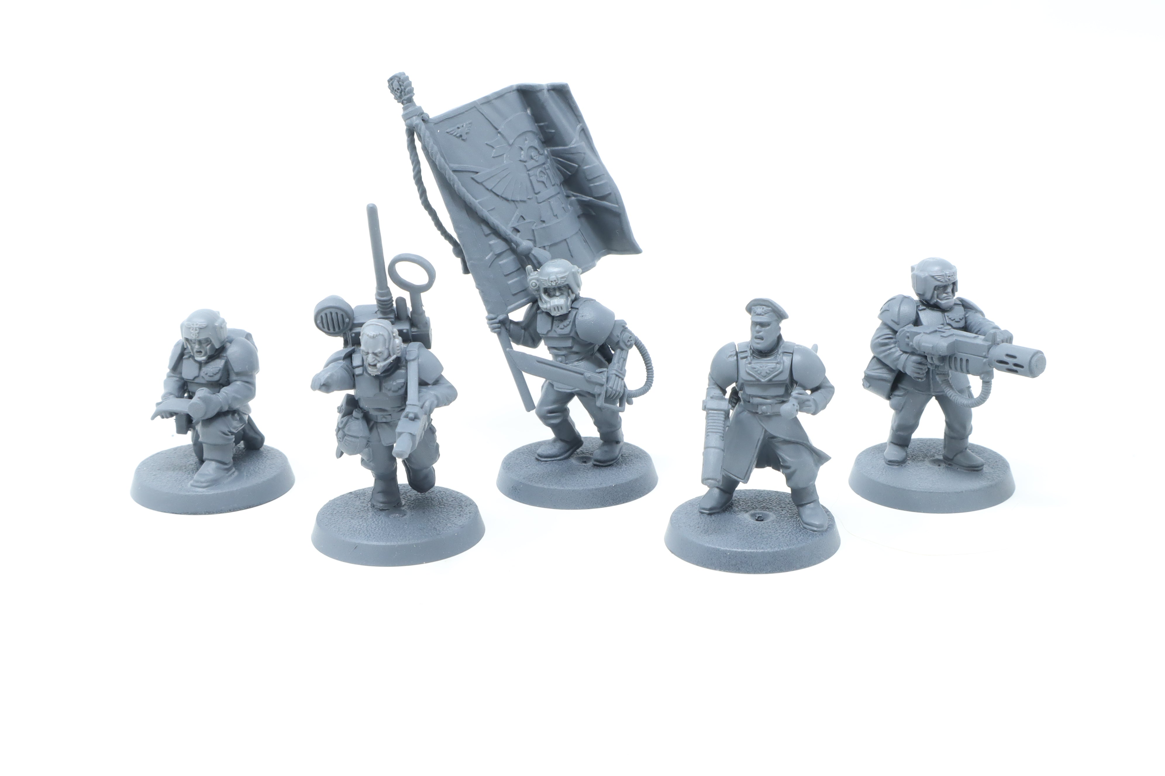 Cadian Command Squad (Old Models) – Bastion