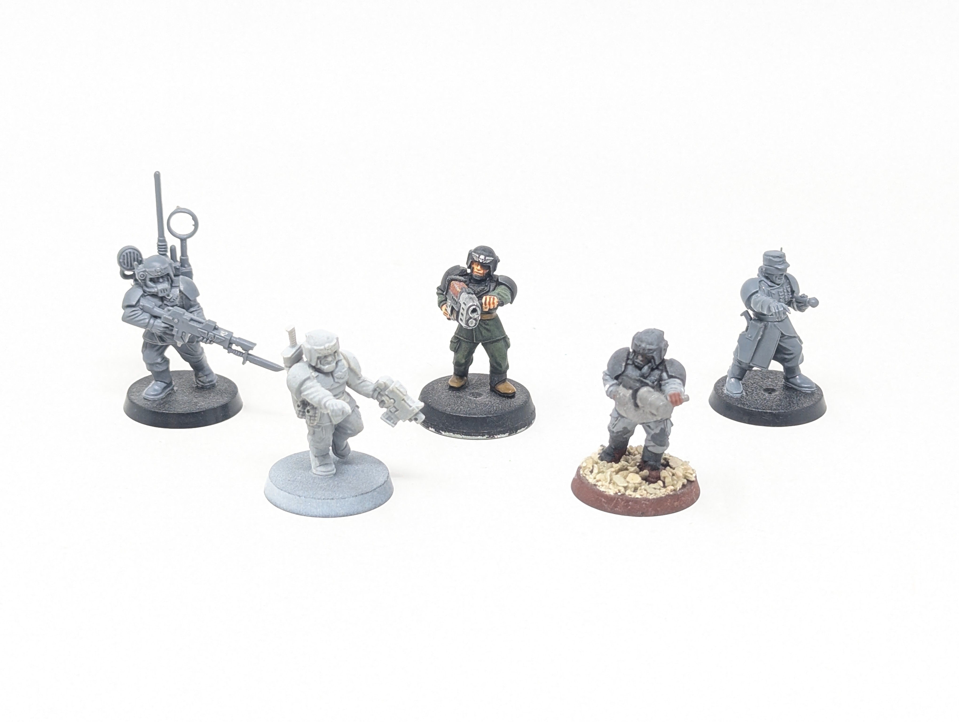 Cadian Command Squad (Old Models) – Bastion